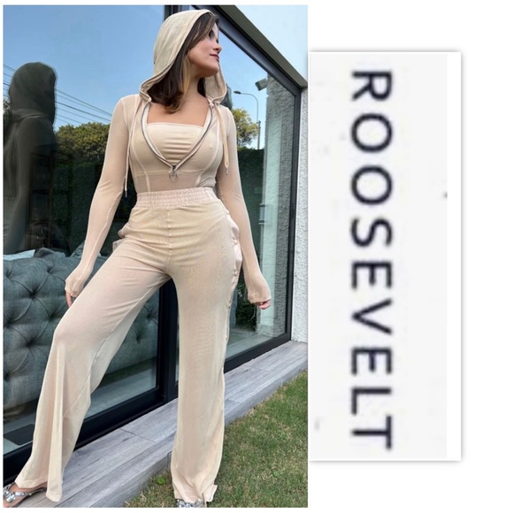 Roosevelt | Pants & Jumpsuits | Roosevelt Power Mesh Sexy Bodysuit And ...